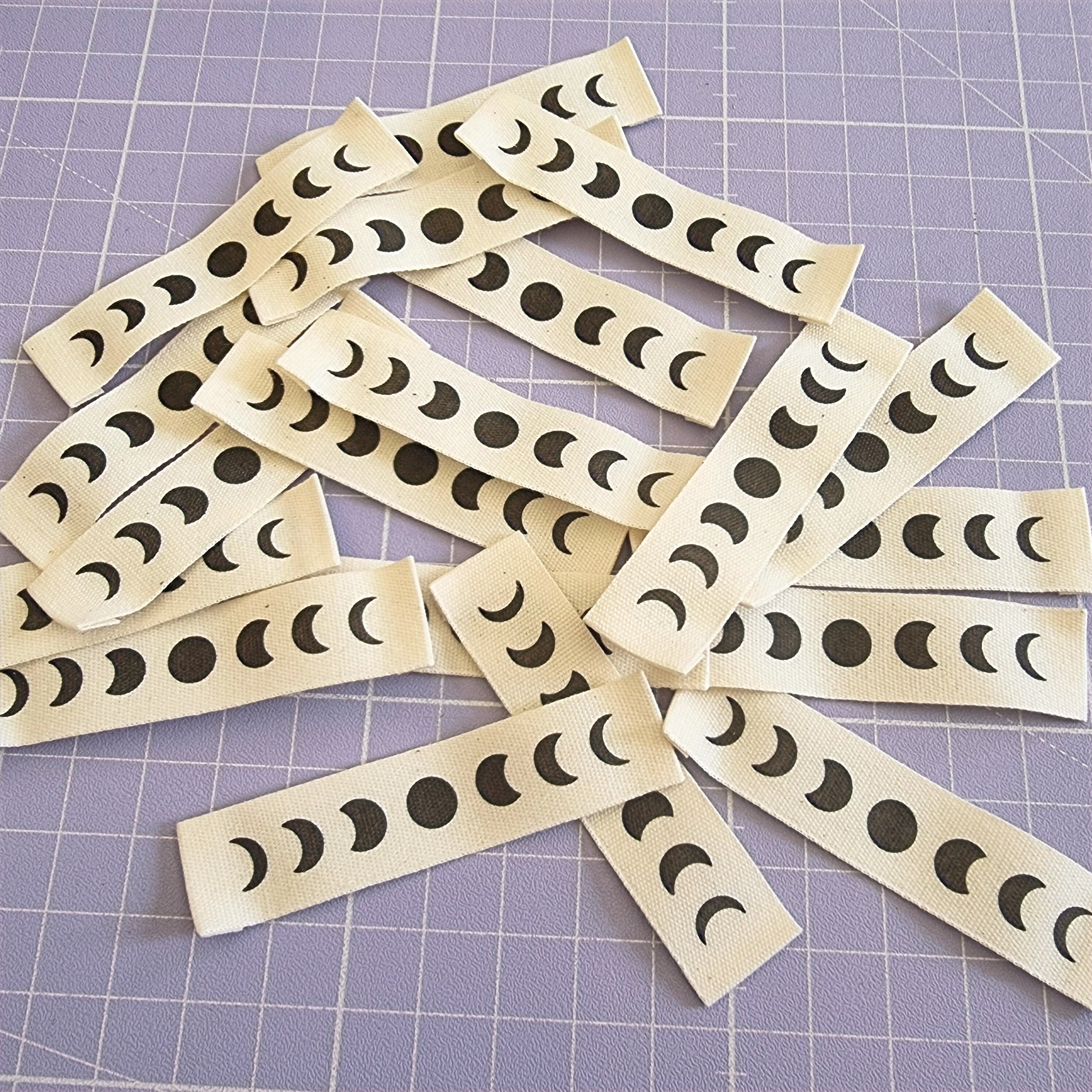 Lunar Phases Labels for Makers Sew in Labels Labels for - Etsy