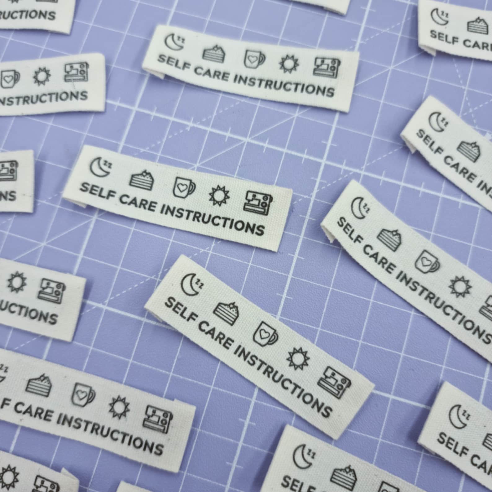 Self Care Label Labels for Makers Sew in Labels Labels for - Etsy
