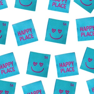 Happy Place | Labels for Makers, Sew in Labels, Labels for Handmade ...