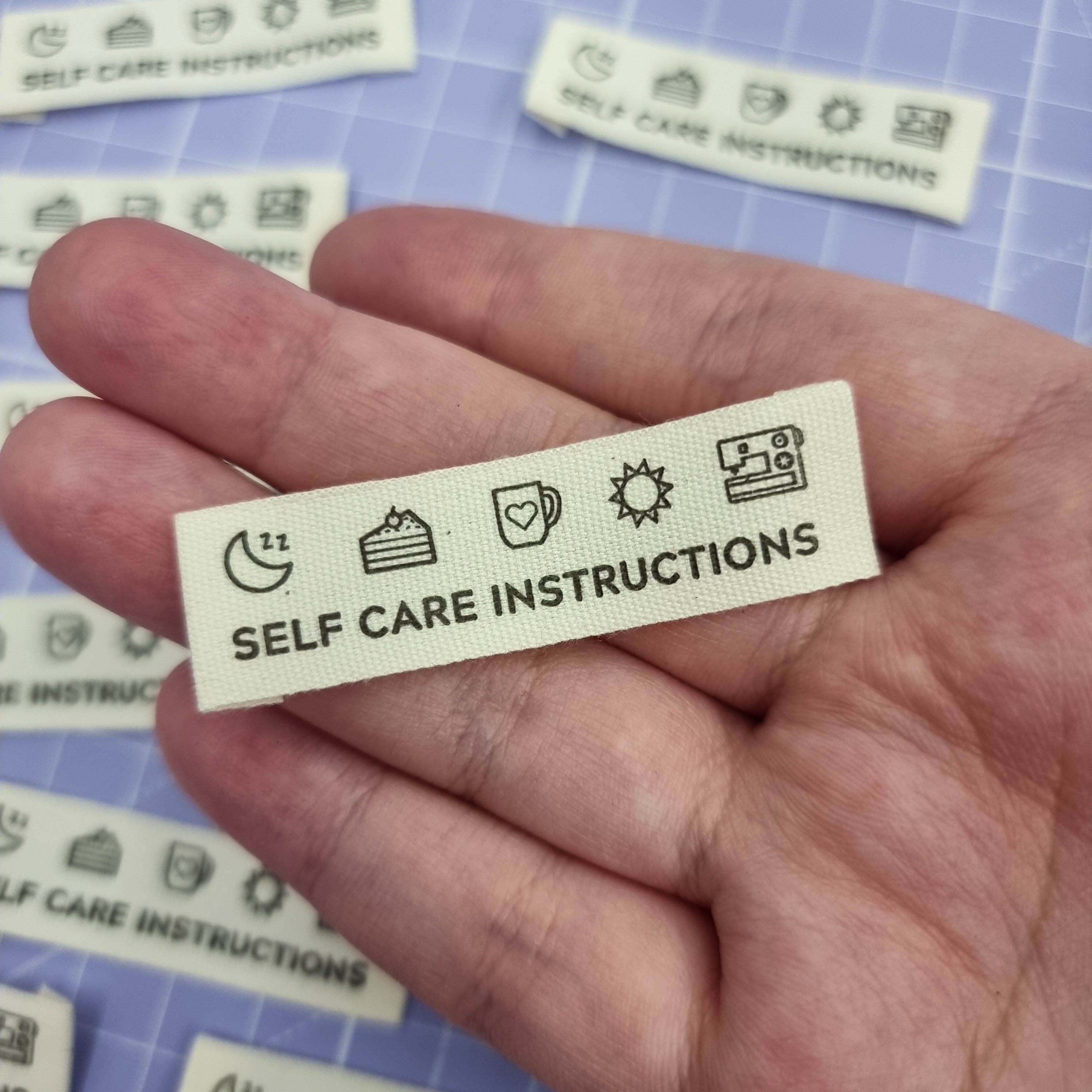Self Care Label Labels for Makers Sew in Labels Labels for - Etsy UK