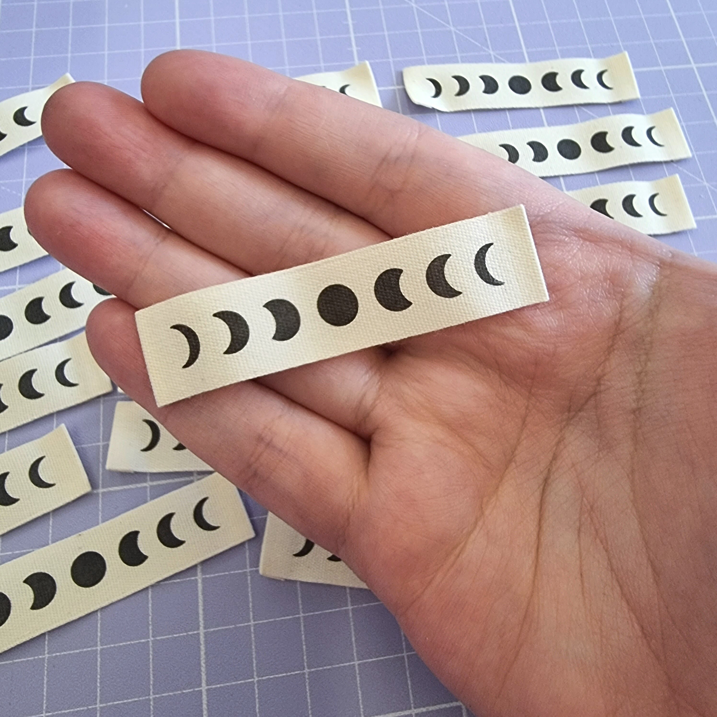 Lunar Phases Labels for Makers Sew in Labels Labels for - Etsy