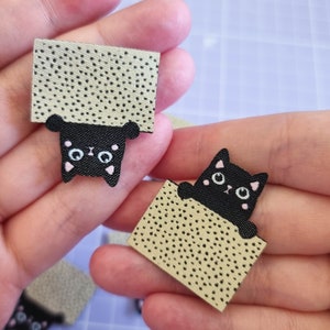 Peekaboo Kitty | Labels for Makers, Sew in Labels, Labels for Handmade ...