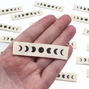 Lunar Phases Labels for Makers, Sew in Labels, Labels for Handmade ...