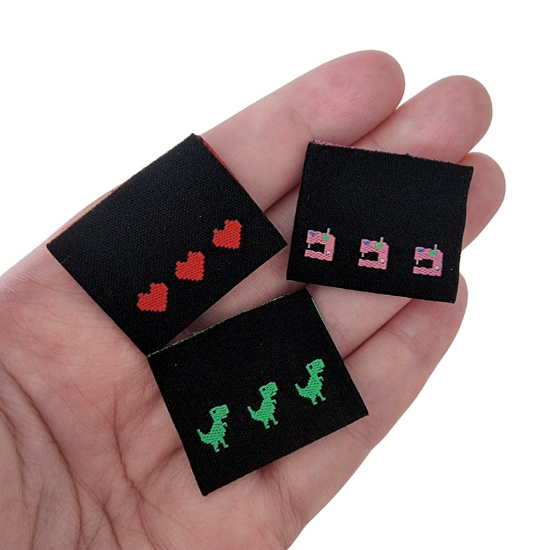 Pixel Pack | Labels for Makers, Sew in Labels, Labels for Handmade ...