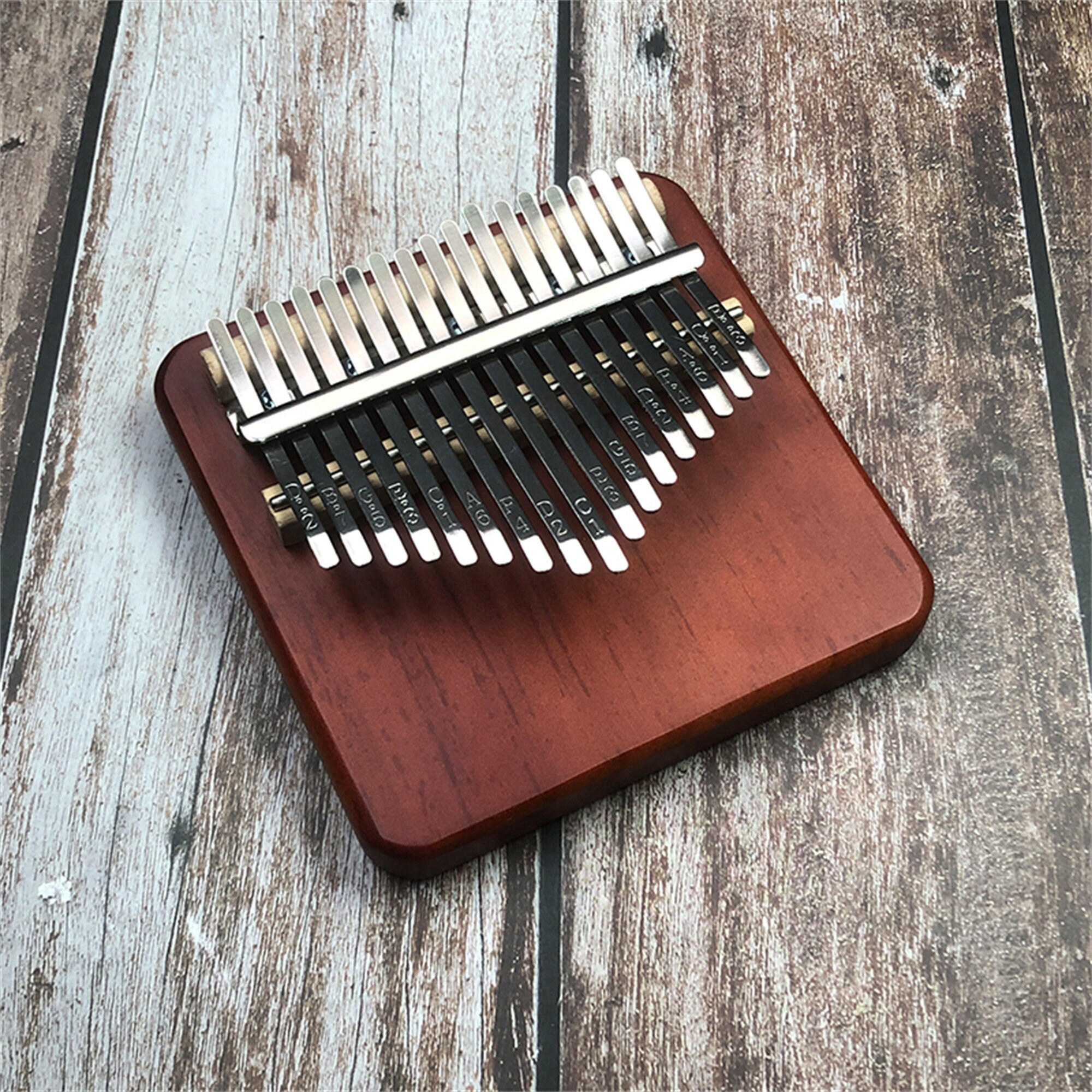 Cute Square 17key Kalimba Gift for Valentines Engraved Custom - Etsy