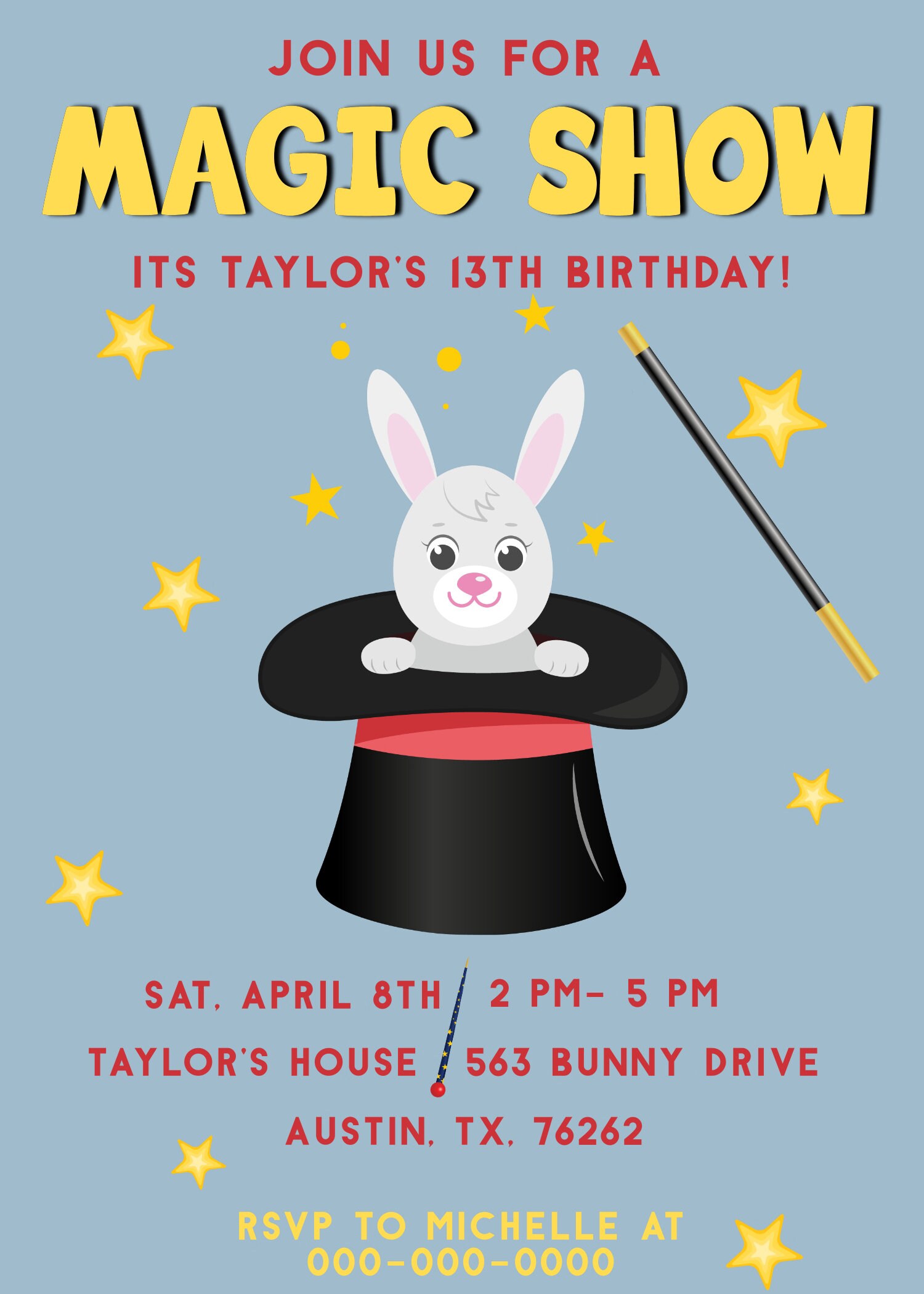 Magic Show Poster For Kids