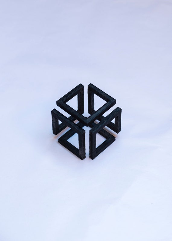 3D Printed Infinity Cube 5 Cm Decorative or Fidget - Etsy