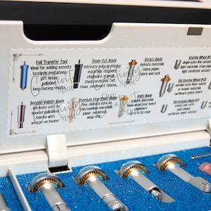 Sticker Cheat Sheet for Cricut Tools and Blades, Beginners Guide Lid ...