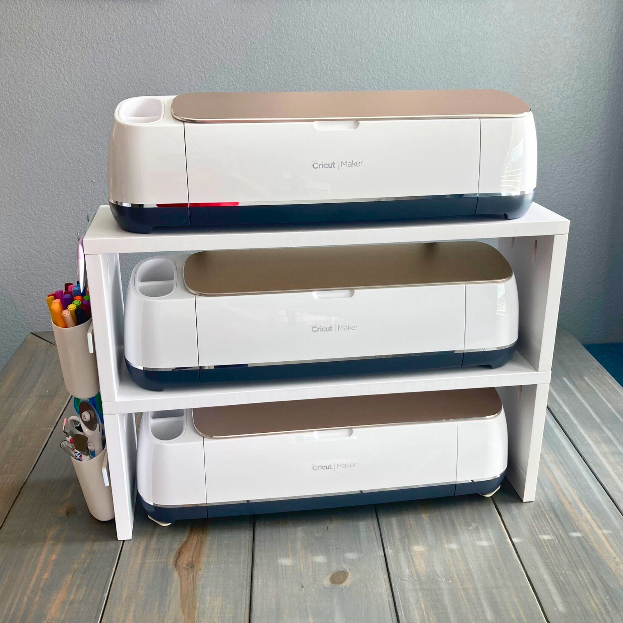 Double Stand for Cricut Maker and Explore Air Machines, Organizer Shelf ...