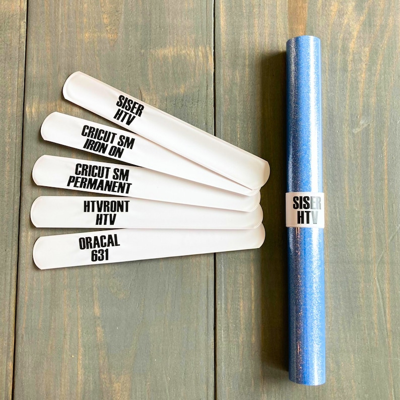 Vinyl Roll Organizer With Slap Bracelets, HTV Storage Solution, Cricut ...