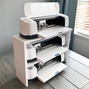 Double Stand for Cricut Maker and Explore Air Machines, Organizer Shelf ...