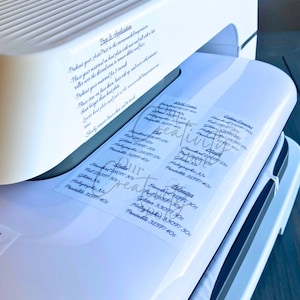 Auto Press Heat Guide Cheat Sheet Sticker, Beginners Guide for Cricut ...