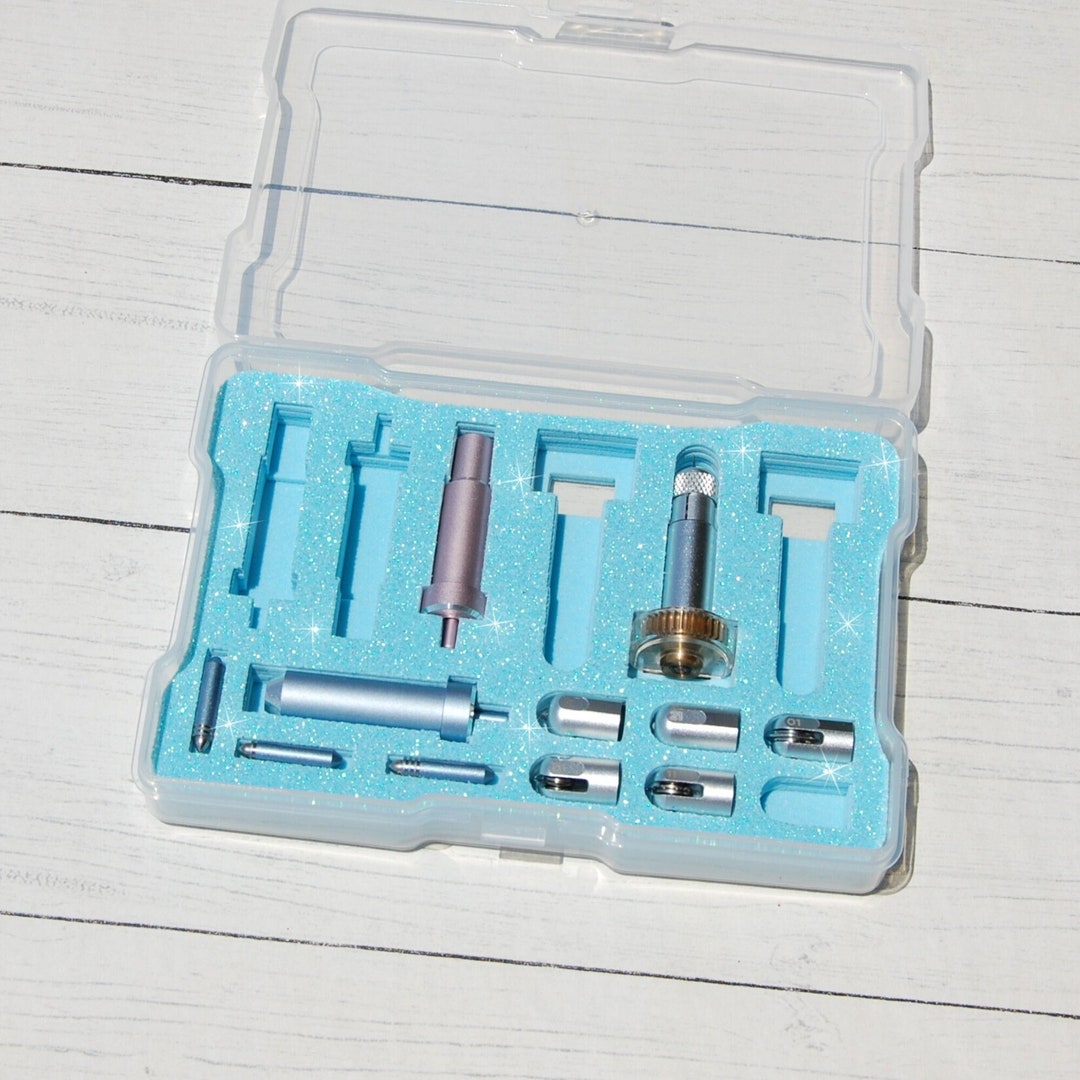 Blade and Tool Organizer Case for Cricut Maker, Glitter Foam Portable ...