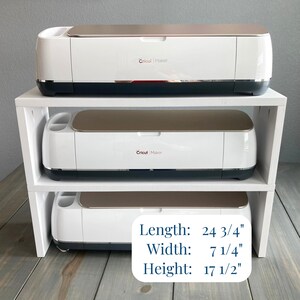 Double Stand for Cricut Maker and Explore Air Machines, Organizer Shelf ...