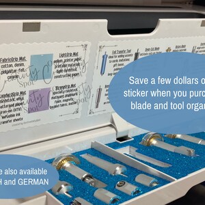 Sticker Cheat Sheet for Cricut Mats, Beginners Guide Lid Organizer ...