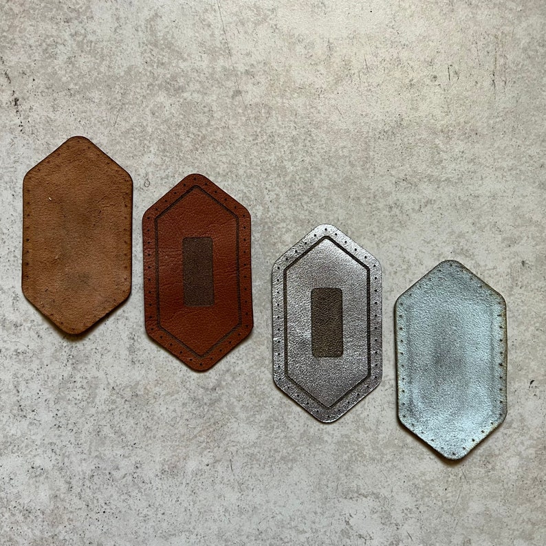 Star Wars Mandalorian Heart Diamond Leather Patch - Etsy