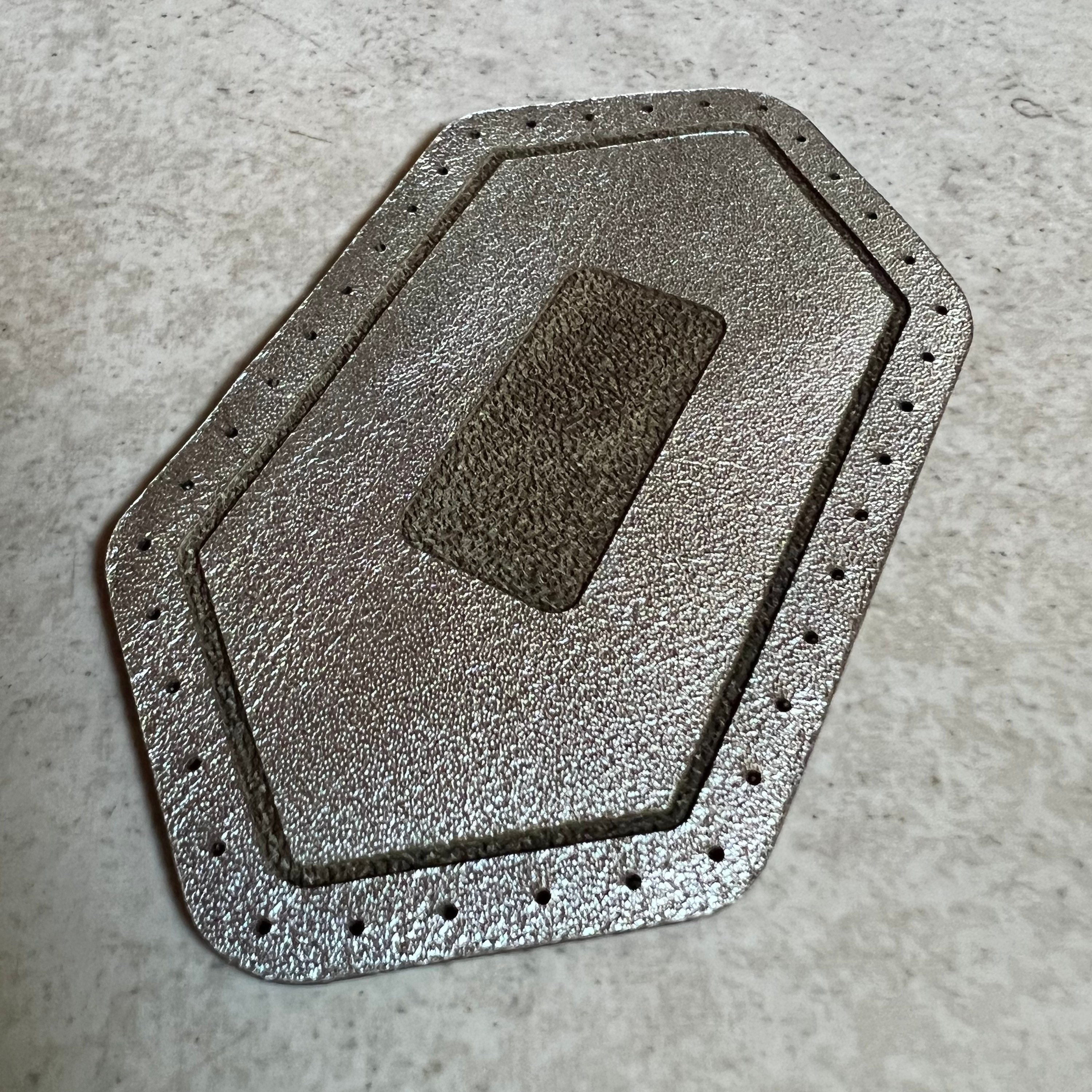 Star Wars Mandalorian Heart Diamond Leather Patch - Etsy