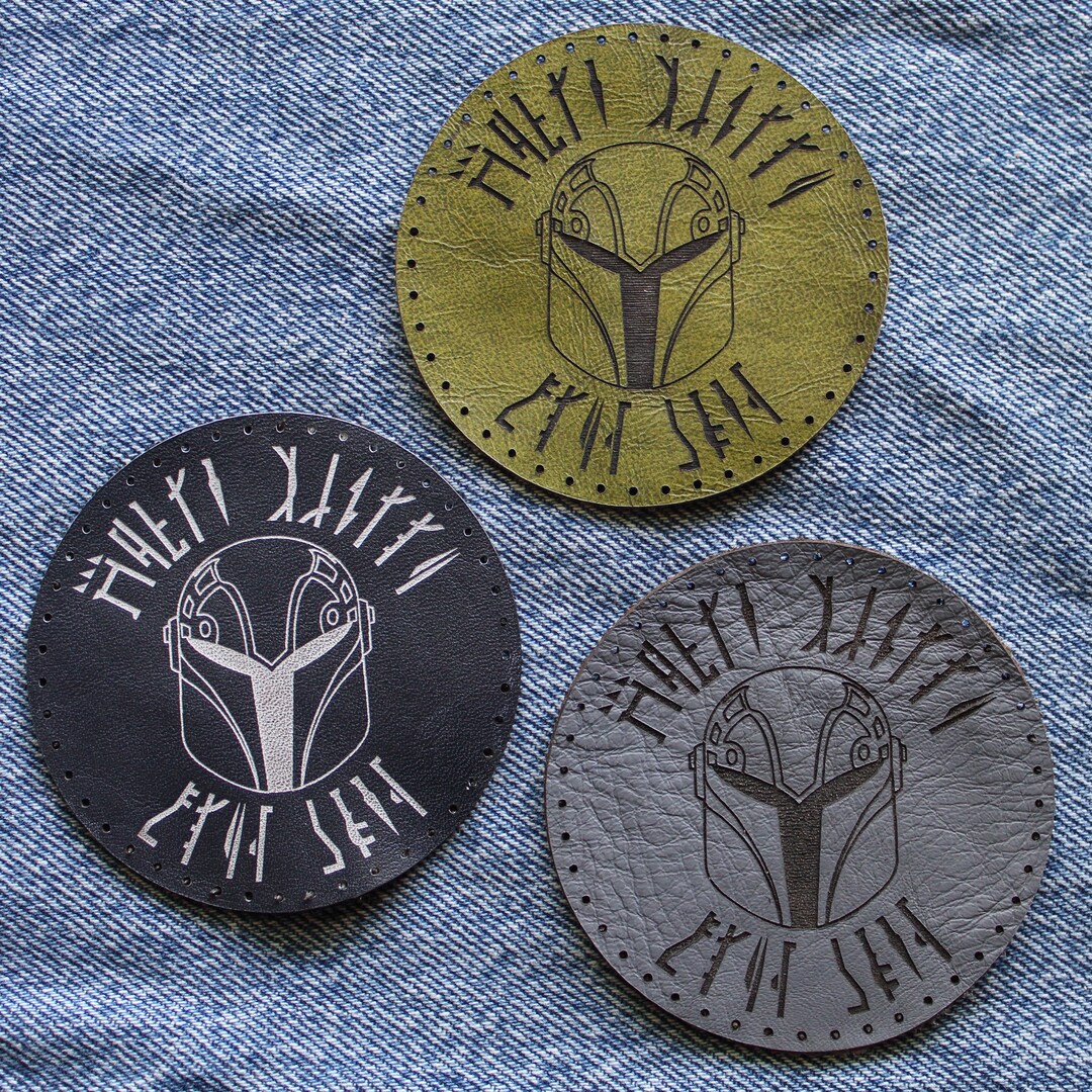 Star Wars Rebels Leather Patch Sabine Wren Mando Helmet - Etsy