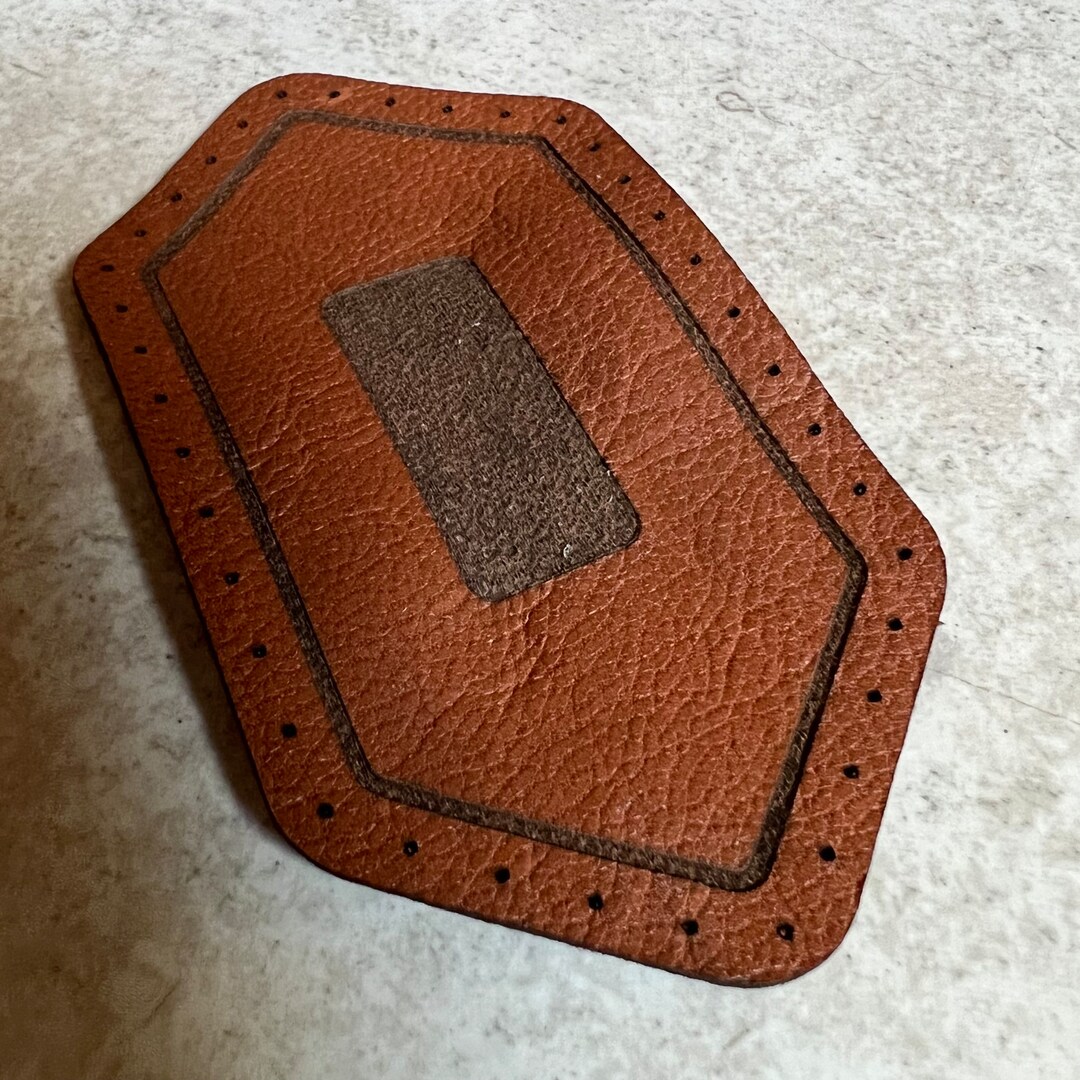 Star Wars Mandalorian Heart Diamond Leather Patch - Etsy