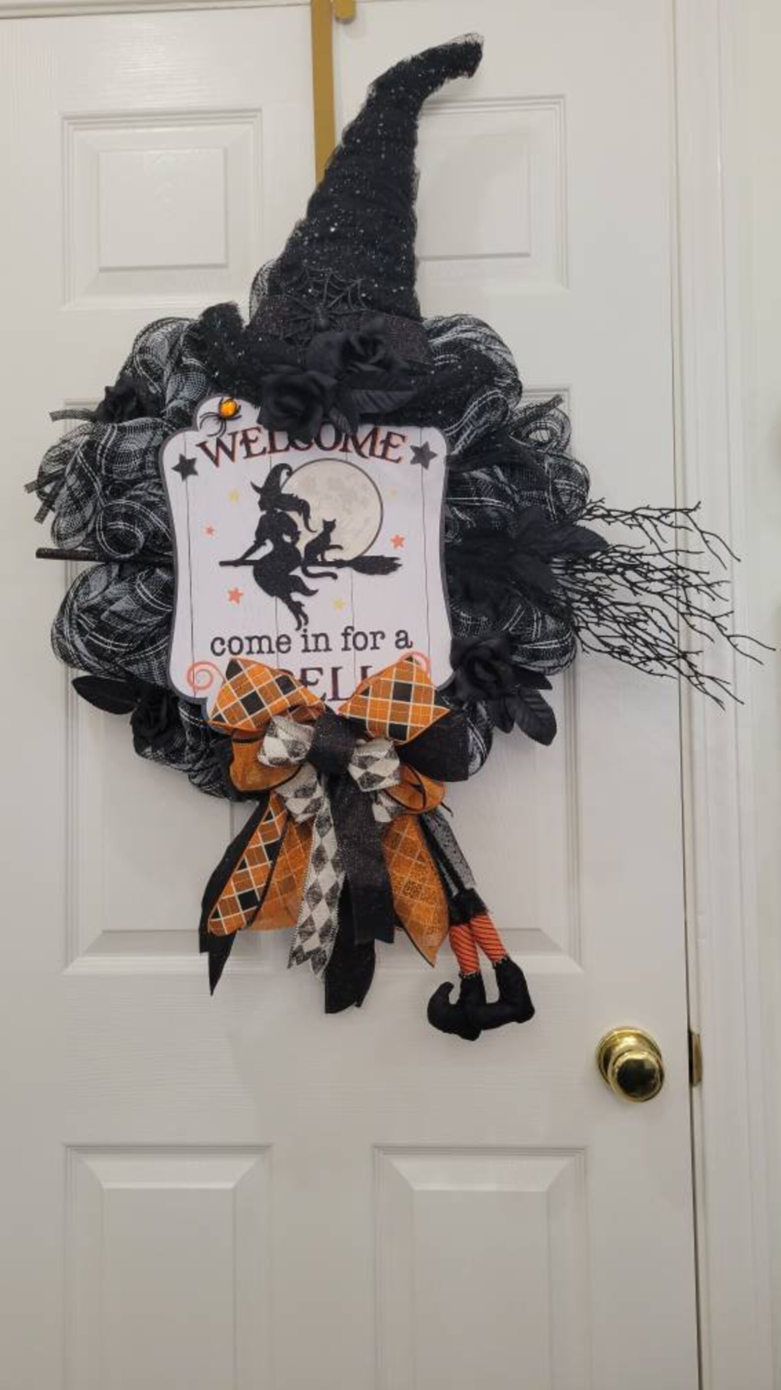 Whimsical Welcoming Witch Greets You and Your Guests! - Etsy