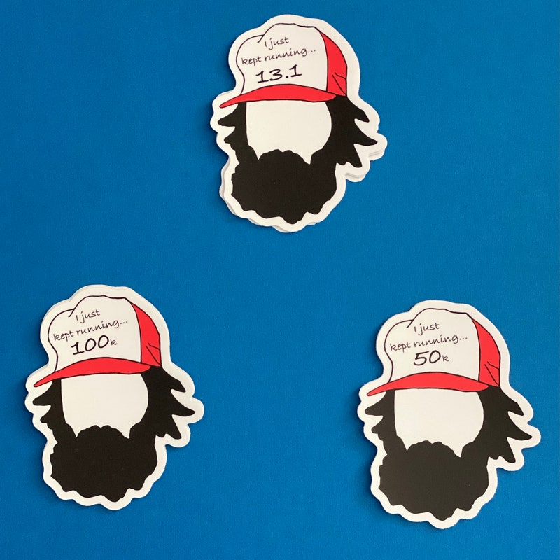 Half Marathon Bumper Sticker - Etsy