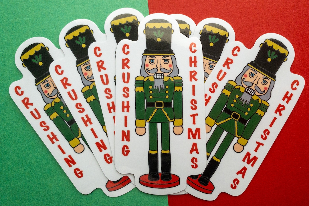 Nutcracker Sticker Christmas Sticker Xmas Sticker - Etsy