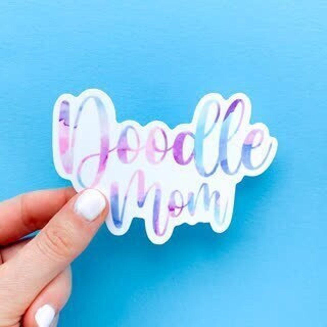 Doodle Mom Sticker Doodle Sticker Golden Doodle Sticker Goldendoodle ...