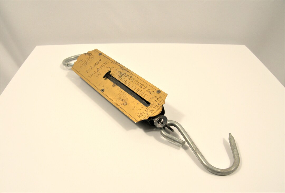 Vintage Hoppe pocket Balance Scale - Etsy