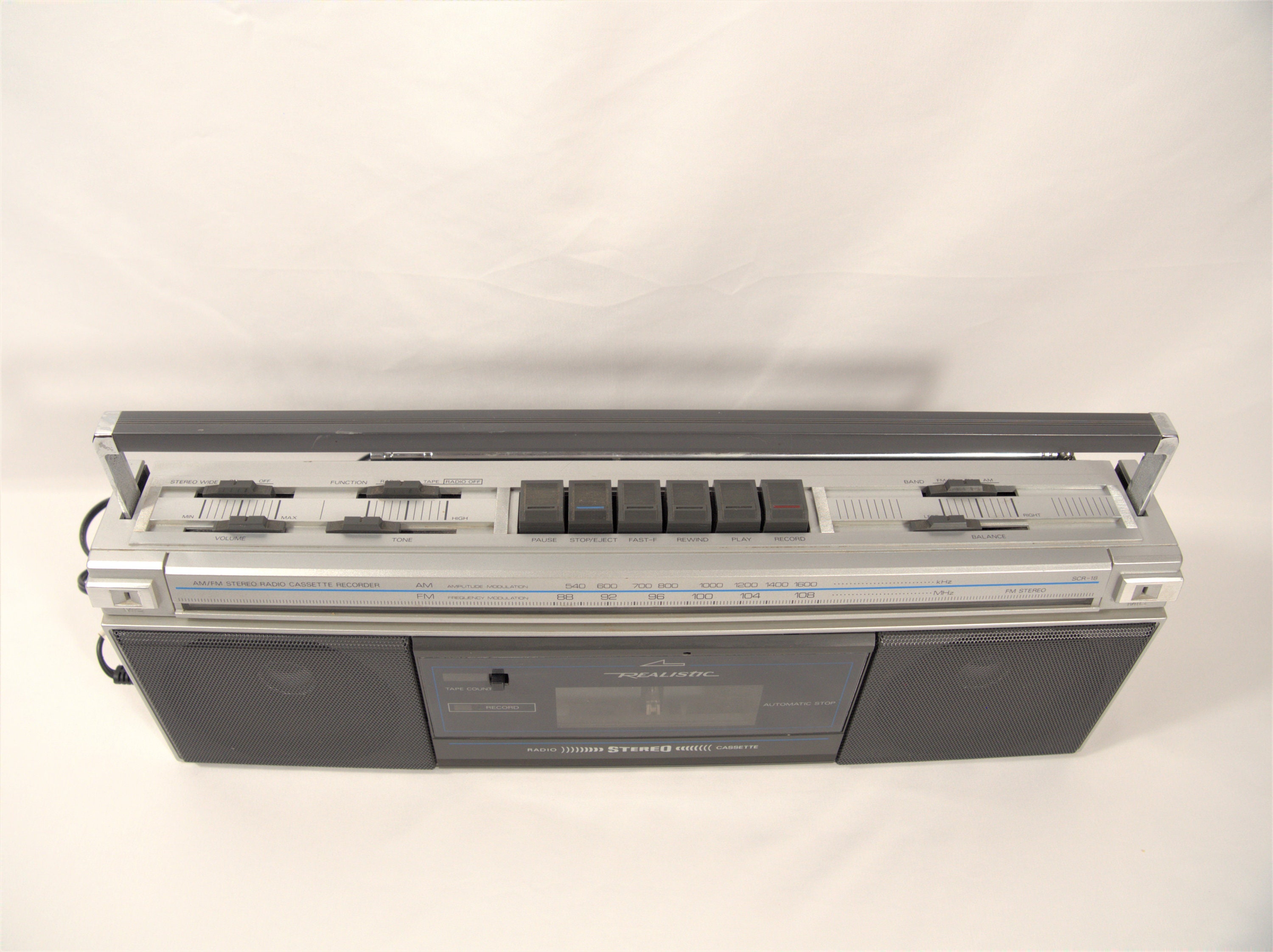 Realistic Radio Stereo Cassette Player - Etsy
