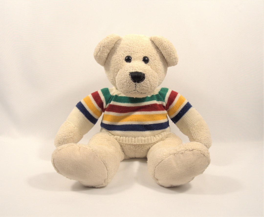 Hudson's Bay Teddy Bear - Etsy Canada