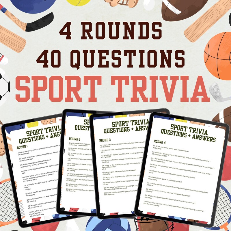 Fun Pub Quiz Rounds - Etsy