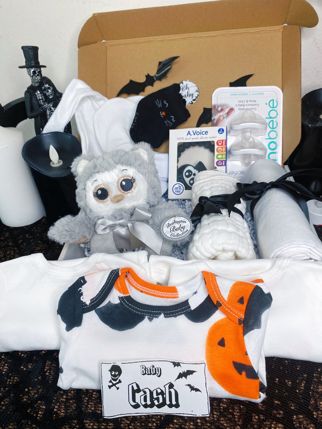 Halloween/ Goth Expecting Baby Gift Boxes - Etsy