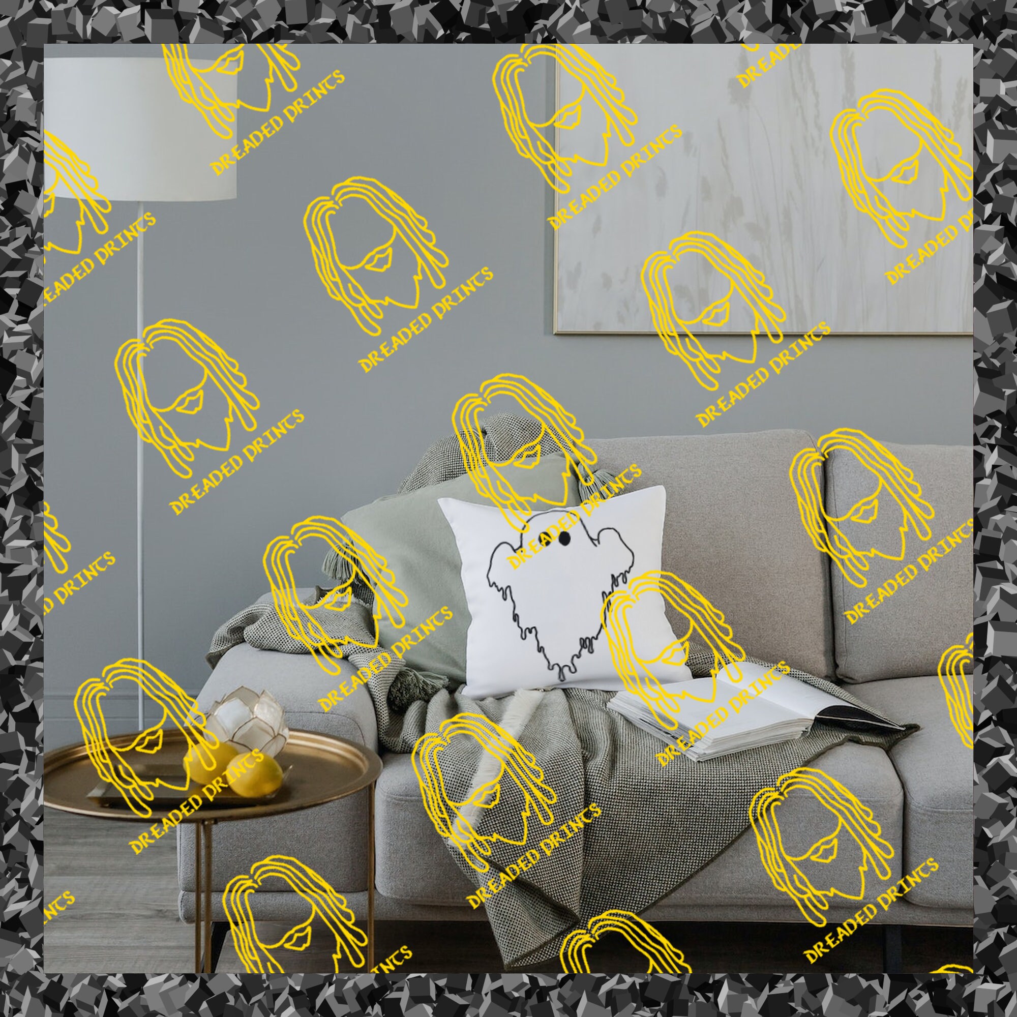 Spooky Weird Unique GHOST, Drippy, SVG, PNG Wall Art Digital Downloads ...