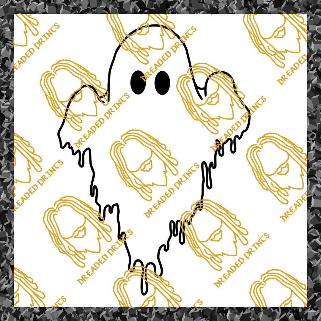 Spooky Weird Unique GHOST, Drippy, SVG, PNG Wall Art Digital Downloads ...