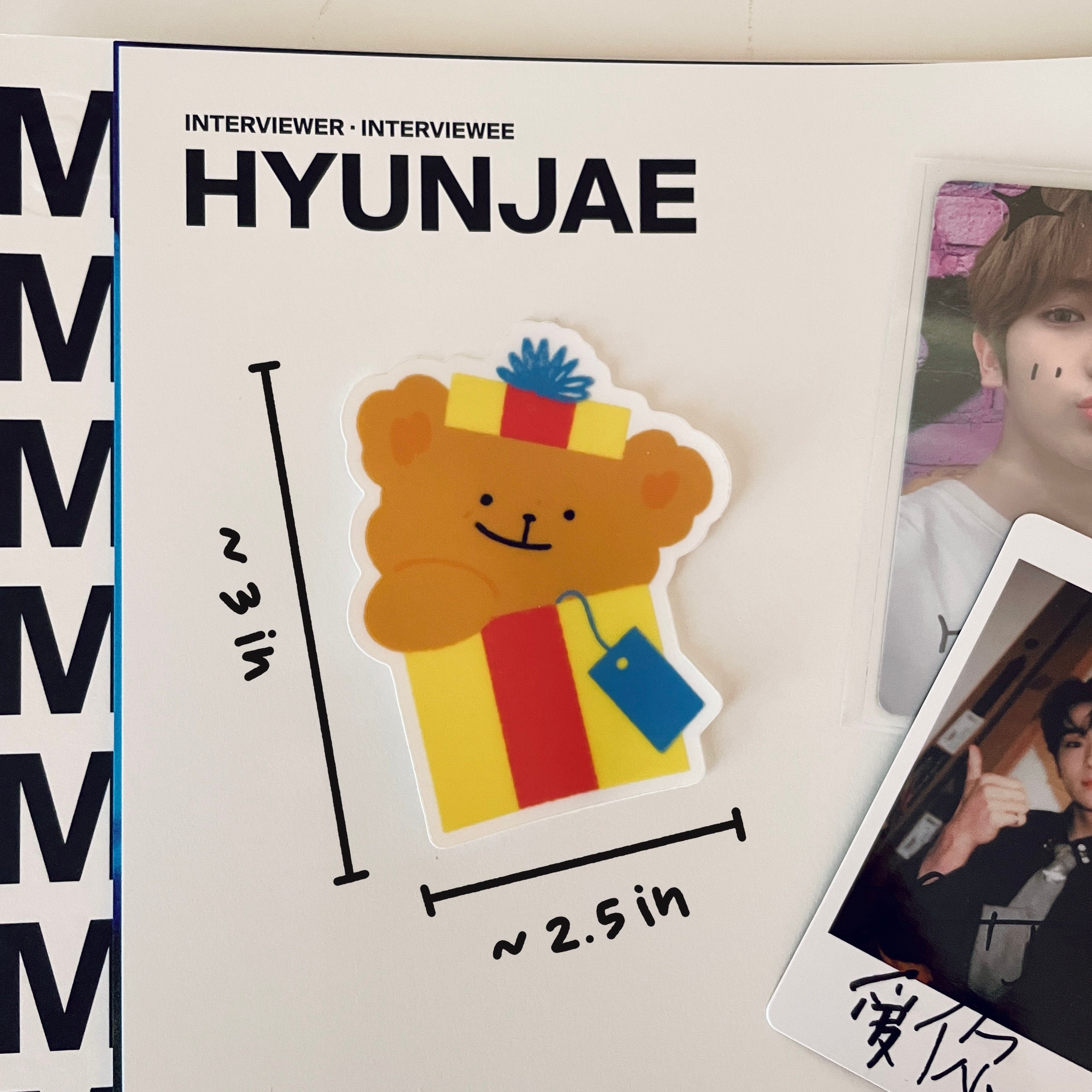 The Boyz Clear Vinyl Character Stickers Hyunjae Juyeon - Etsy