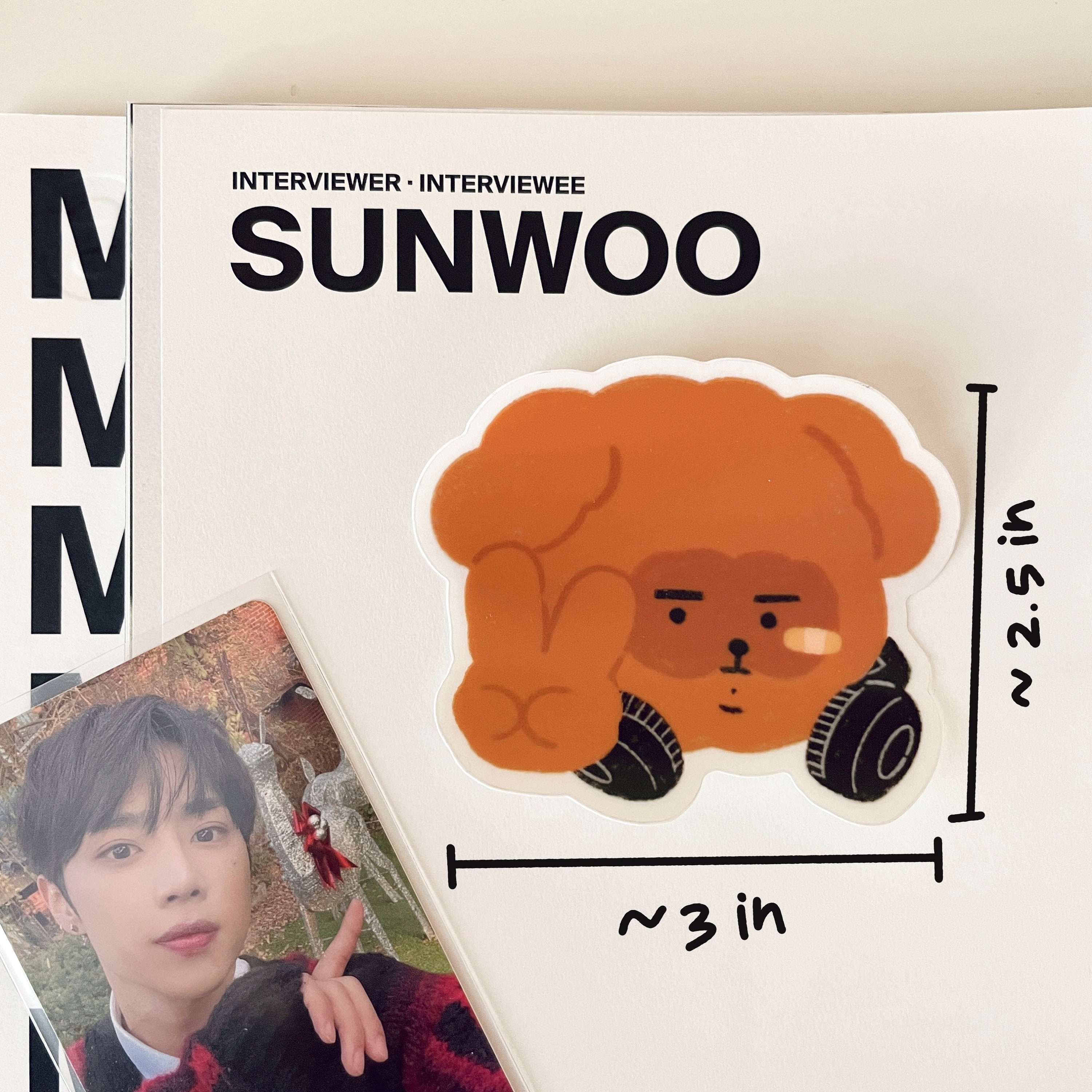 The Boyz Clear Vinyl Character Stickers Hyunjae Juyeon - Etsy