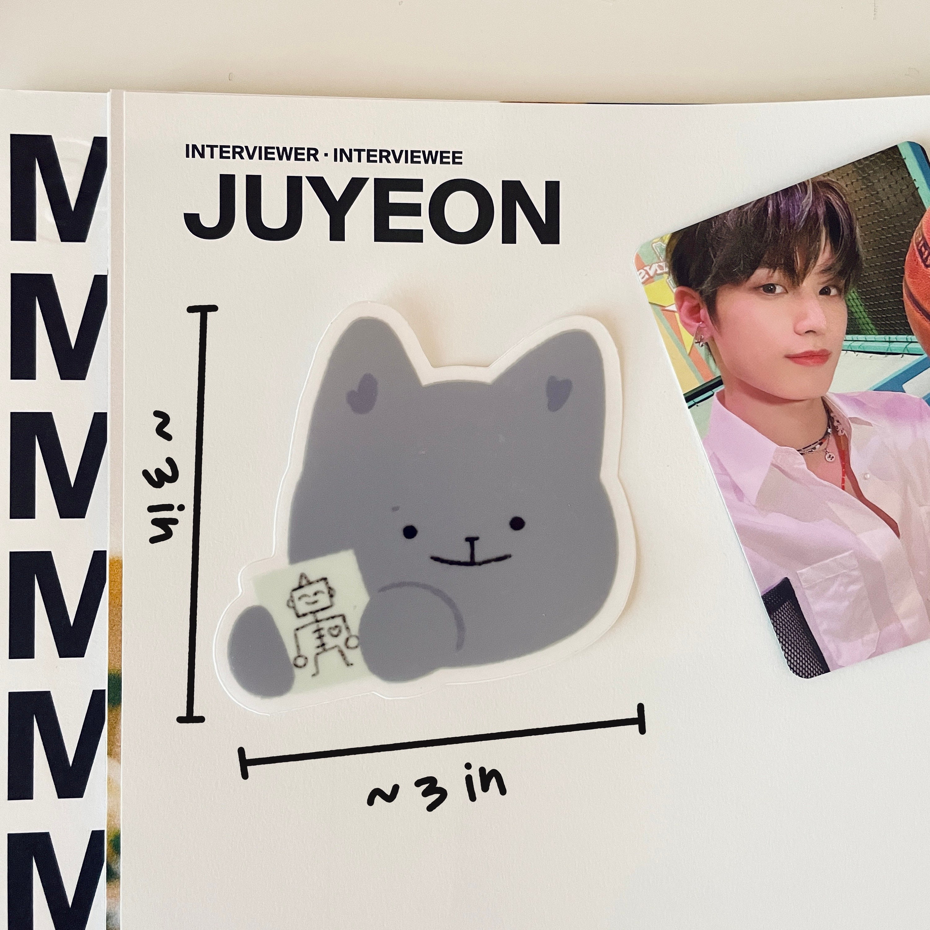 The Boyz Clear Vinyl Character Stickers Hyunjae Juyeon - Etsy