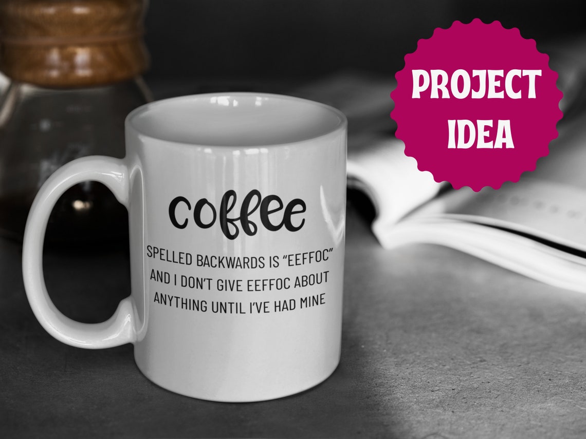 Coffee Spelled Backwards Svg Sarcastic Svg Eeffoc Svg Png - Etsy