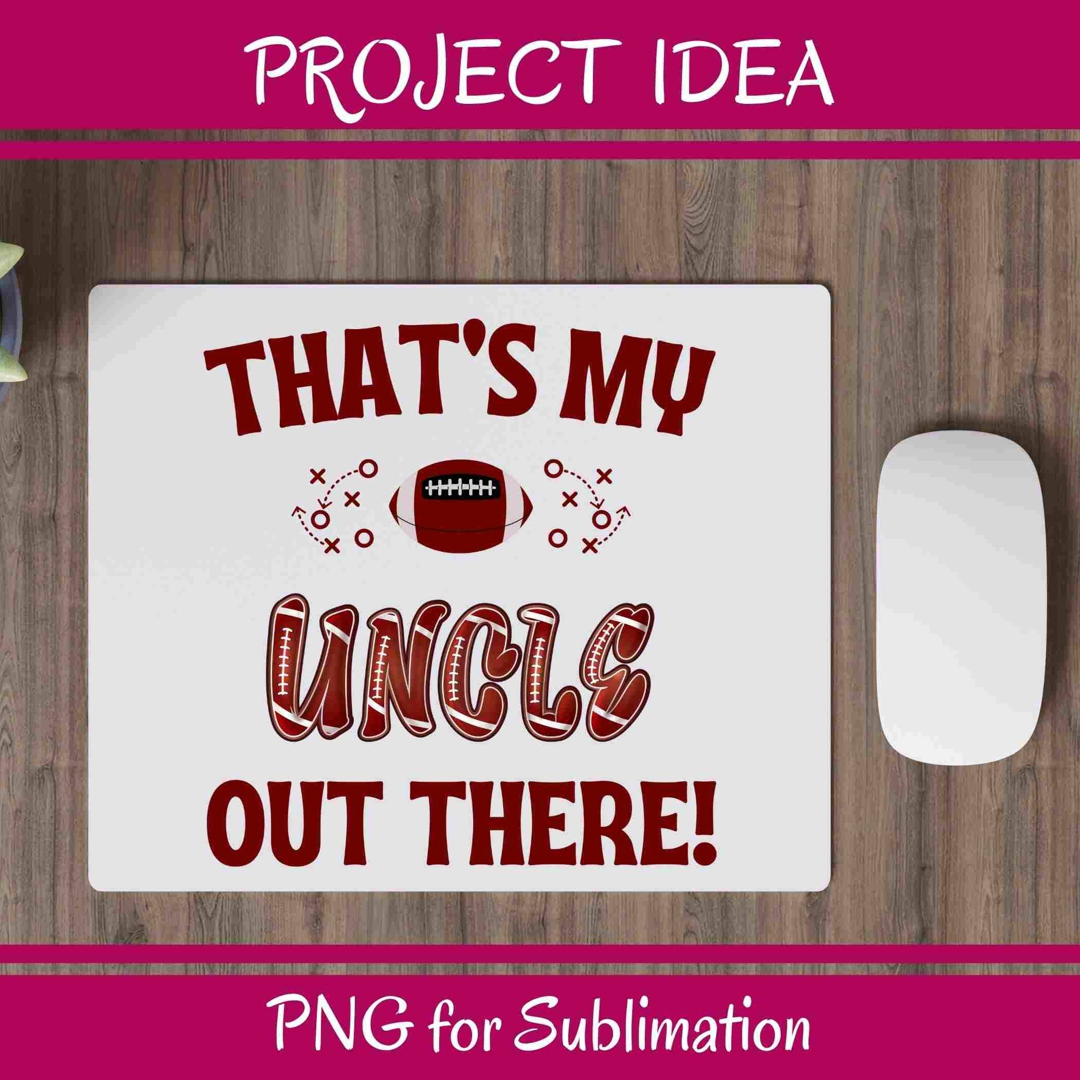 Uncle Football Player Png for T-shirt Cup Bag, Sublimation Design, Png ...