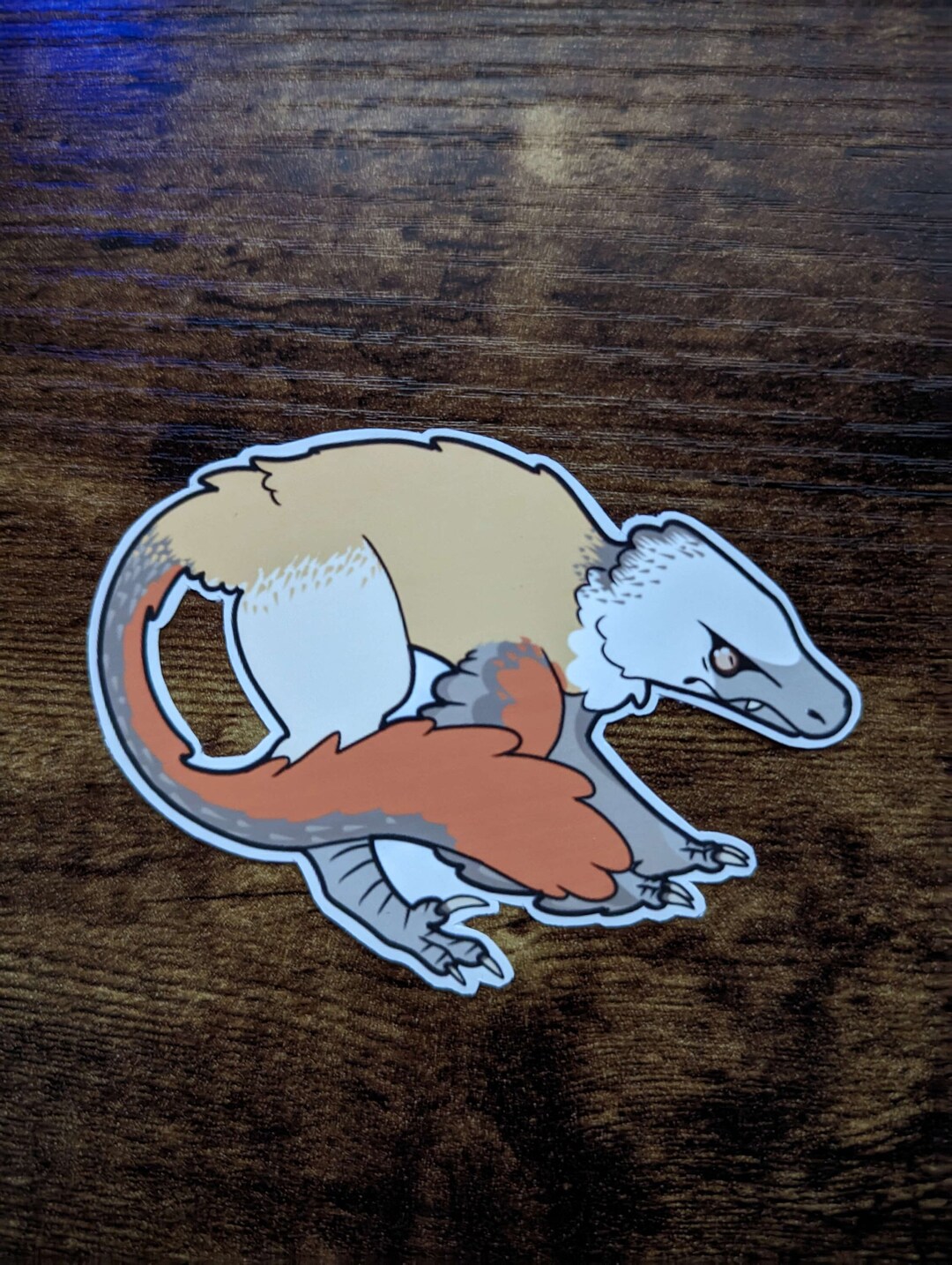 Spooked Raptor Stickers - Etsy