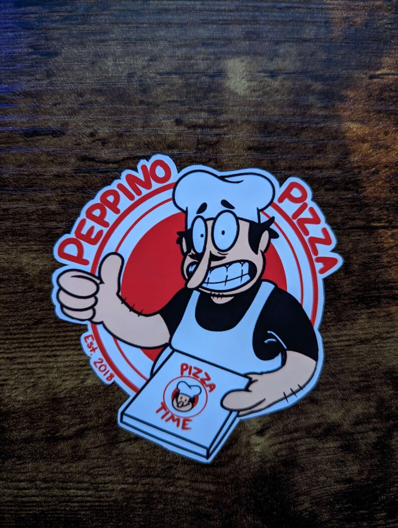 Peppino Pizza Sticker - Etsy