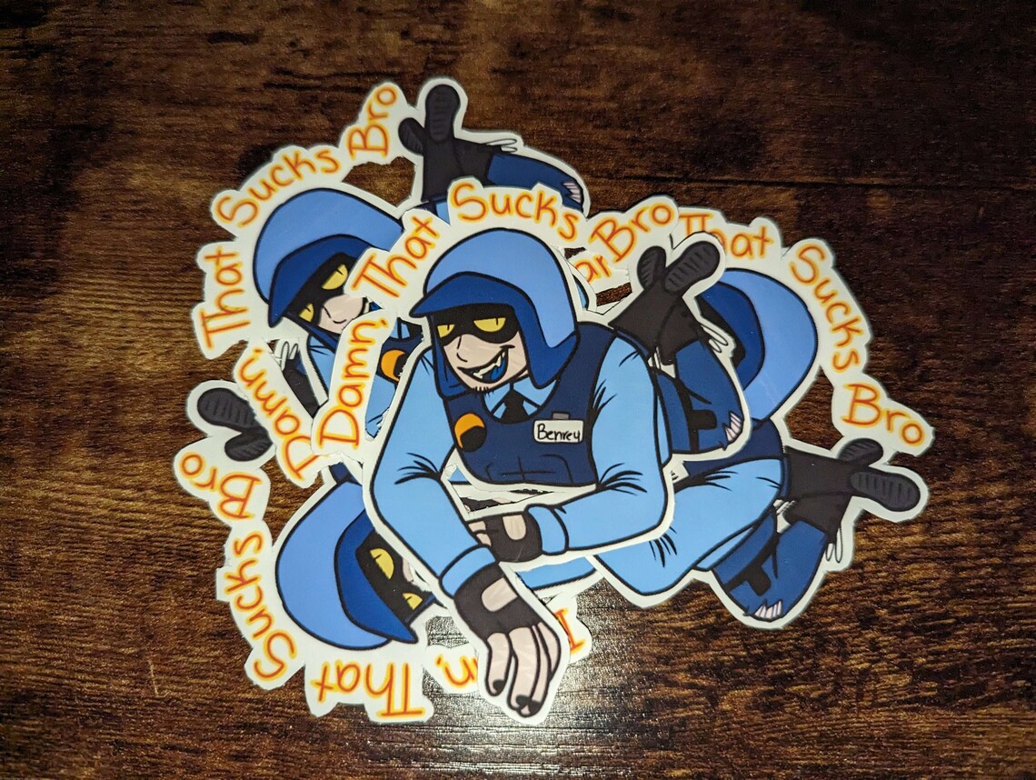 Damn Benrey Sticker - Etsy