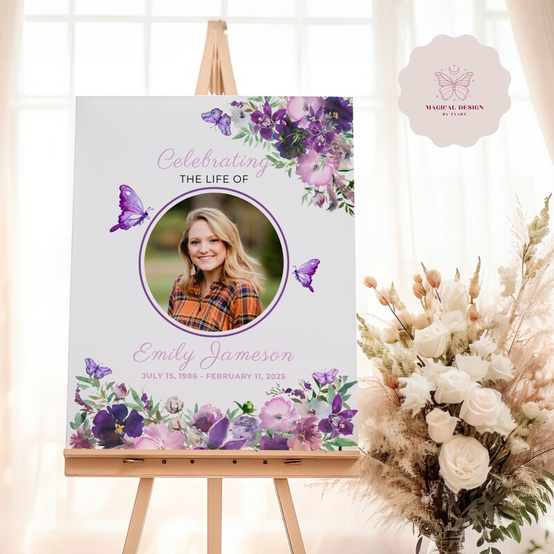 Funeral Welcome Sign - Etsy