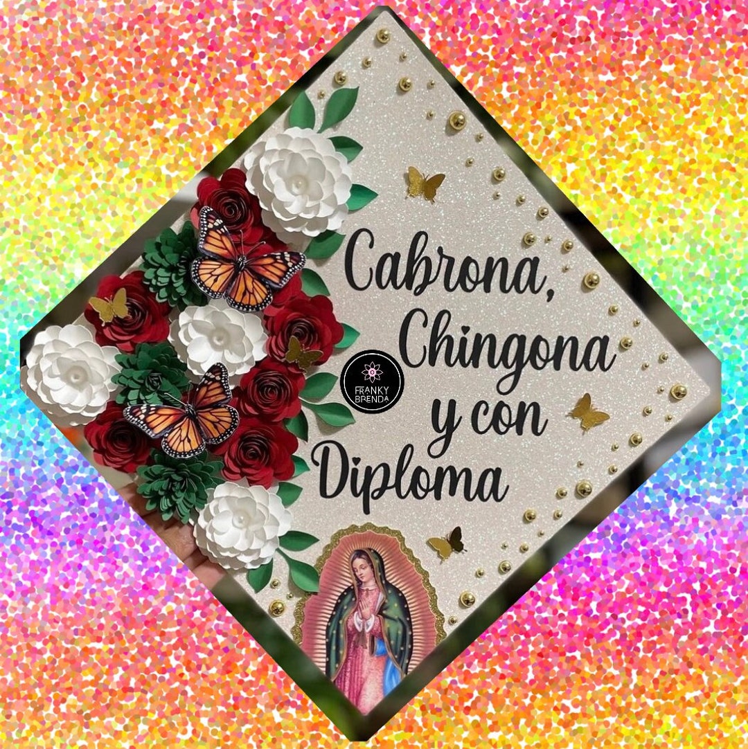 Graduation Cap Topper Chingona - Etsy