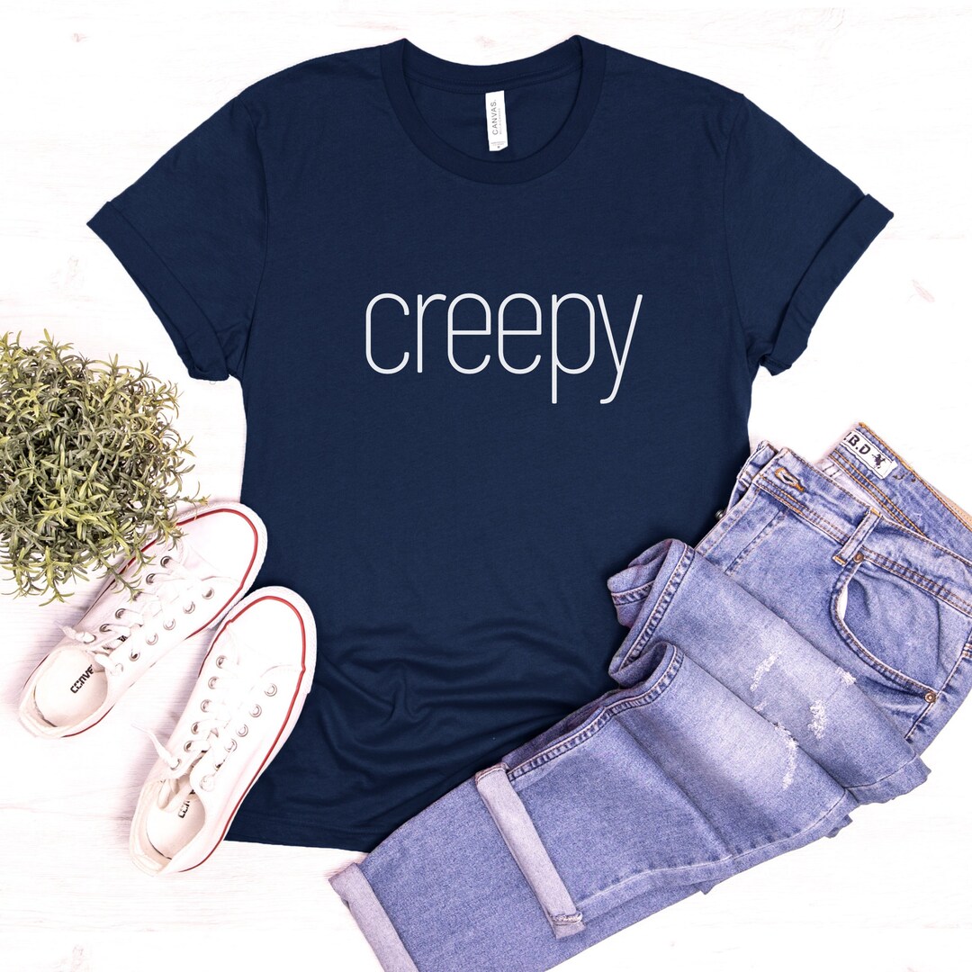 Halloween Creepy Shirt, Halloween Creepy Tee, Halloween Shirt, Simply ...
