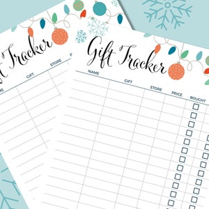 Christmas Gift Tracker Printable - Organize, Track, and Wrap Gifts ...