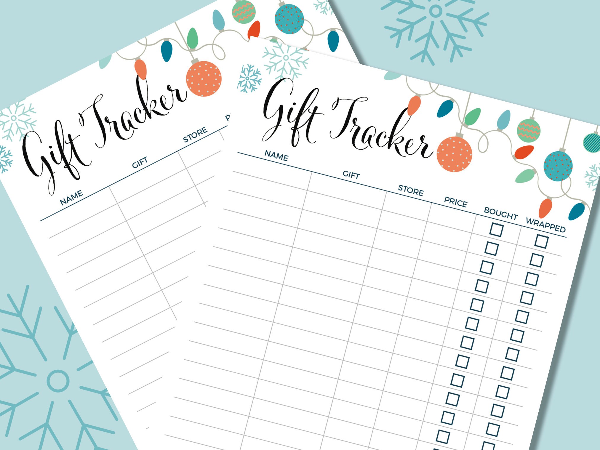 Christmas Gift Tracker Printable - Organize, Track, and Wrap Gifts ...