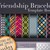 Friendship Bracelet Template Book Digital Download Woven Bracelet ...