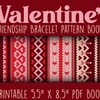 Friendship Bracelet Template Book Digital Download Woven Bracelet ...