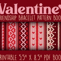 Friendship Bracelet Template Book Digital Download Woven Bracelet ...